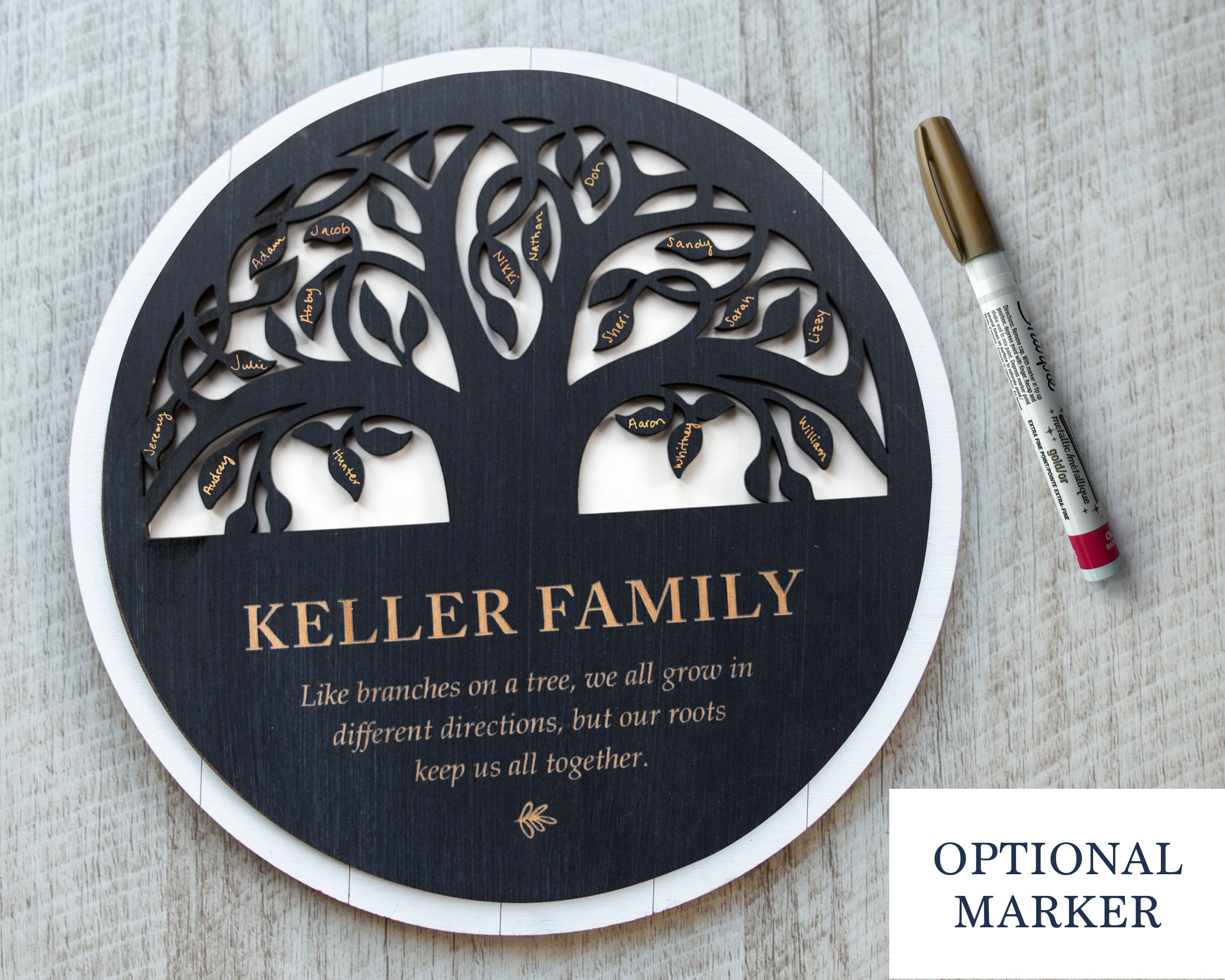 Personalized Family Tree Keepsake Gift – Little Red Hen Goods